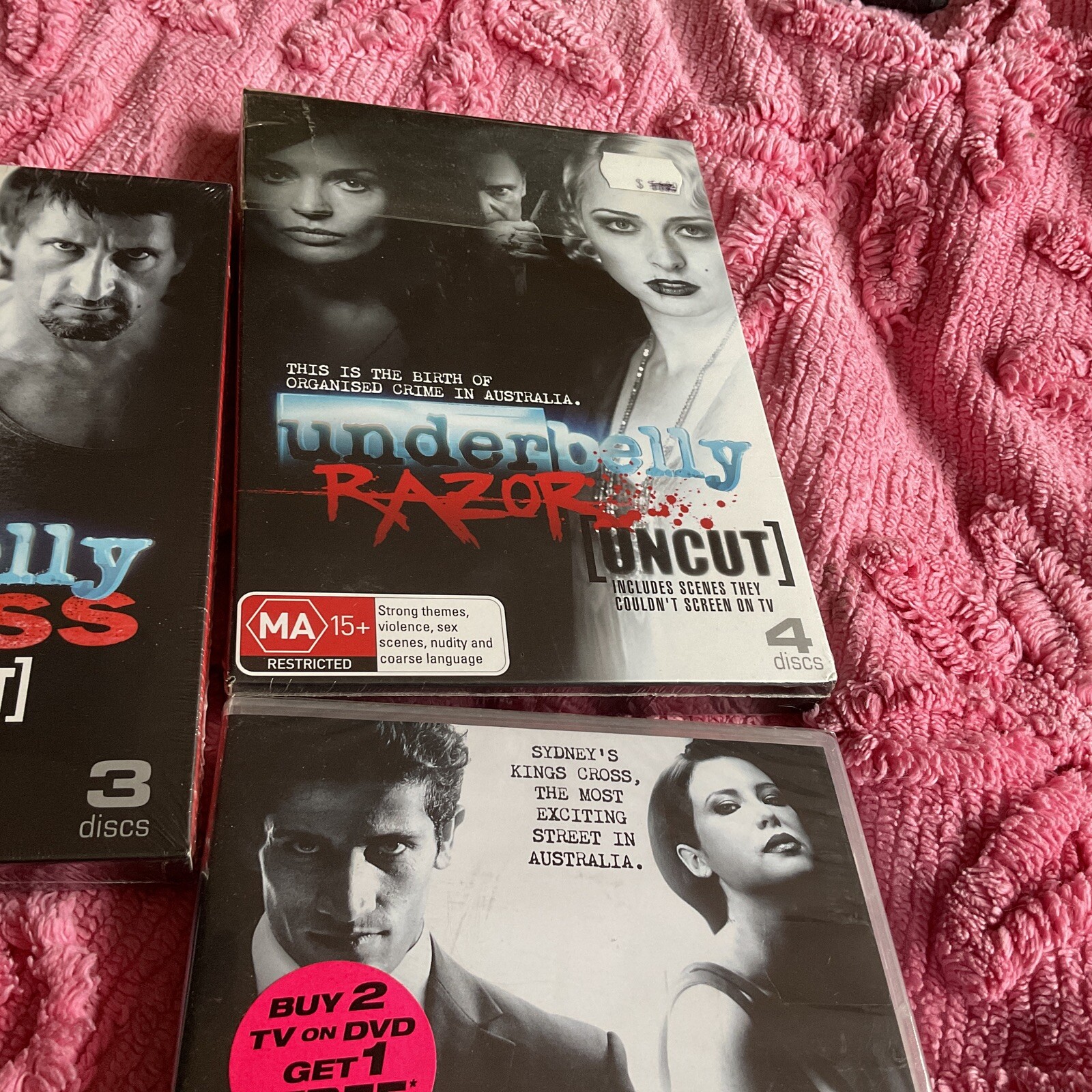 UNDERBELLY BADNESS UNCUT , RAZOR UNCUT , GOLDEN MILE REGION 4 NEW ...