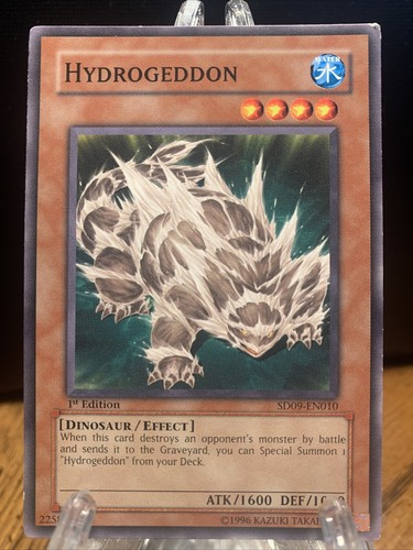 Hydrogeddon - SD09-EN010 - Common - 1st Edition MP YuGiOh! | eBay
