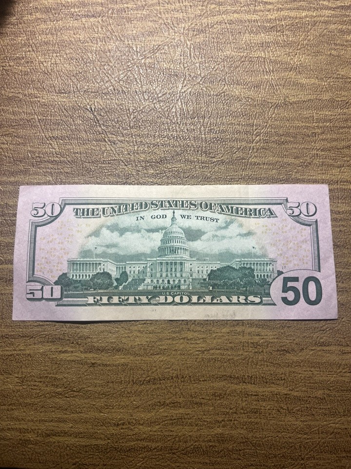 50 dollar bill star note 2017a | eBay