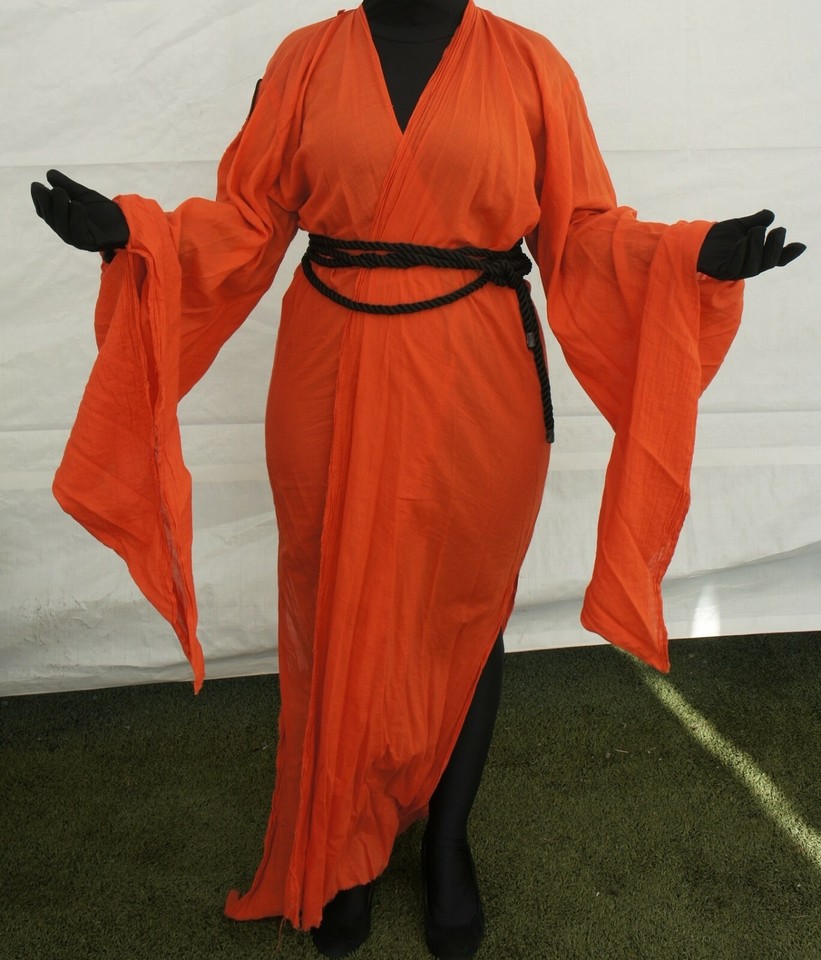 Medieval Occult Sheer Ritual Robe Halloween Witch Larp pagan Martial ...