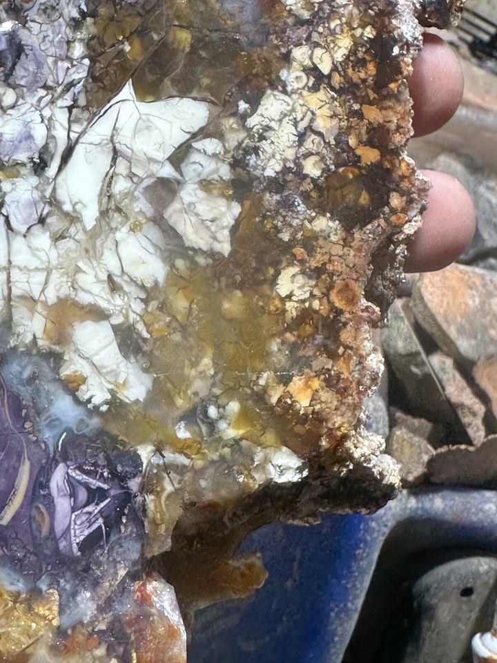 Tiffany stone Utah Bertrandite, Old stock **hxtled thick slab. | eBay