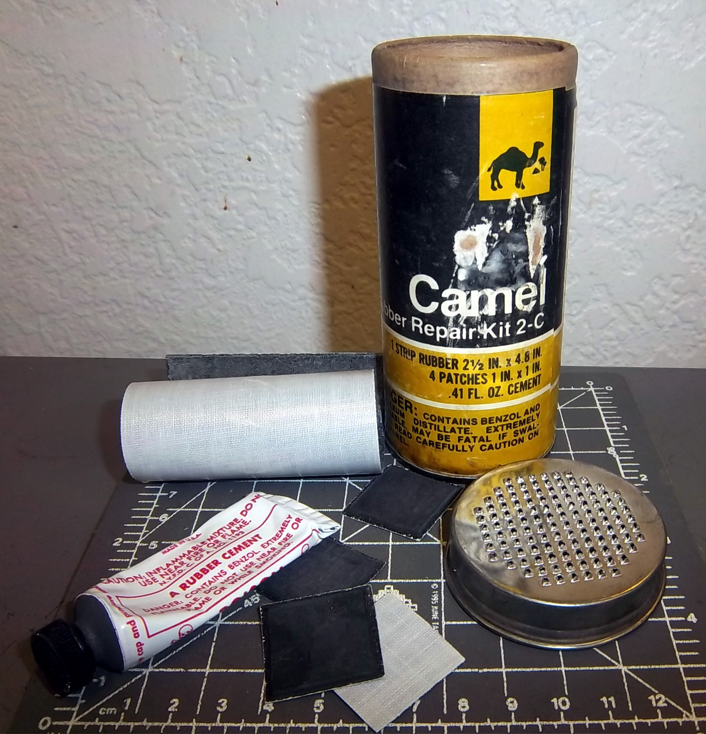 Camel Tire Tube repair kit, vintage tire repair kit, 2-C, some still ...