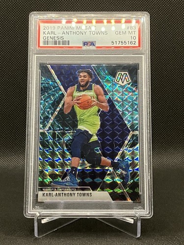 2019 Mosaic Basketball Karl Anthony Towns Genesis Case Hit PSA 10! | eBay