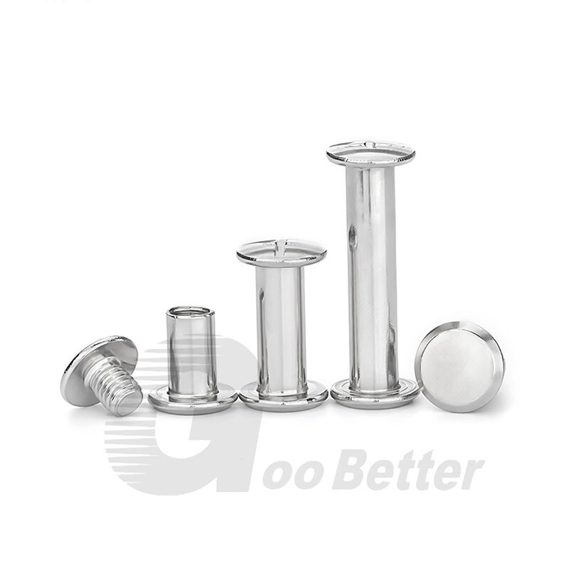 Chicago Screws A2 Stainless Belt Bolt Leather Craft Stud Bind Rivet ...