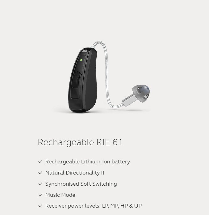 Brand New GN ReSound KEY 361 RIC Severe Profound Loss Hearing Aids ...