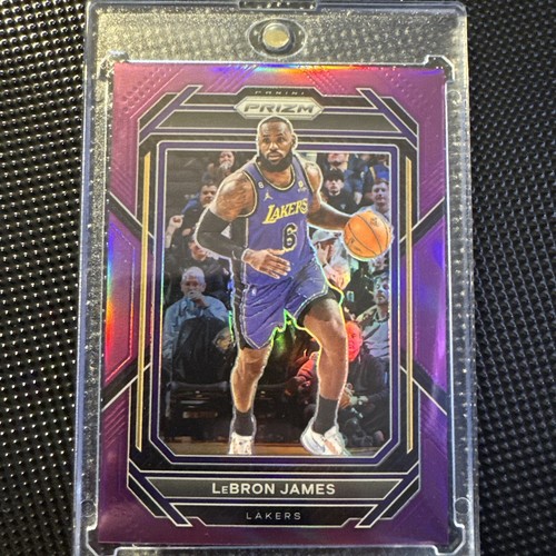 2022 Prizm LeBron James Purple Prizm 69/99 Lakers Color Match | eBay