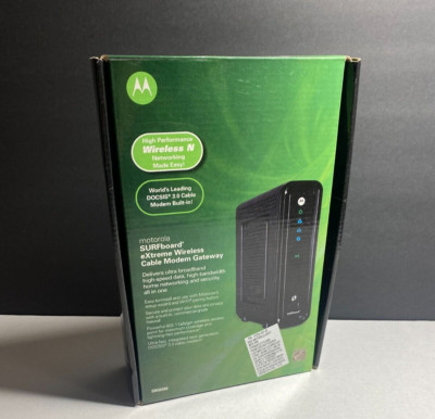 Motorola Surfboard Extreme Wireless Cable Modem Gateway SBG6580 Open ...