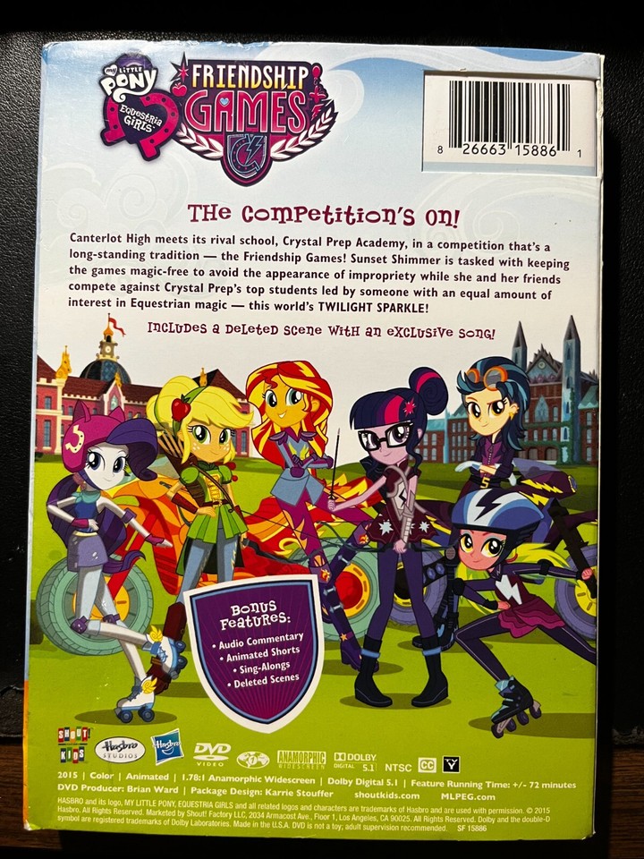 My Little Pony - Equestria Girls - Friendship Games Very Good DVD | eBay