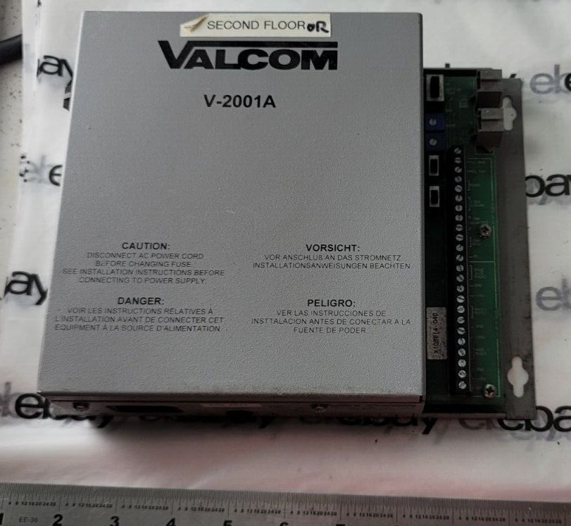 VALCOM V-2001A One Zone One-Way Enhanced Page Control Unit | eBay
