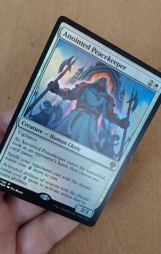 Anointed Peacekeeper (2/281) Foil Rare Magic the Gathering card | eBay