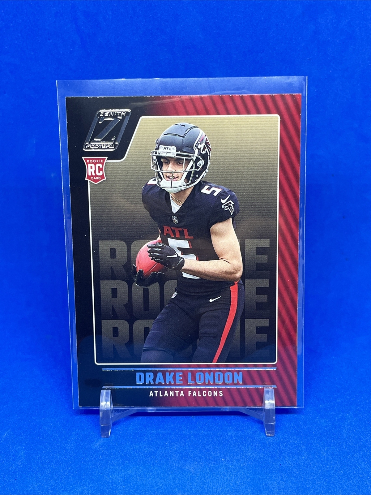 2022 Panini Zenith Base #107 Drake London Rookie Card Atlanta Falcons ...