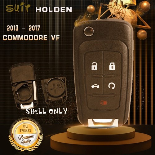 5 Button Flip Remote Key Shell Case Fob to Suit Holden Commodore VF ...