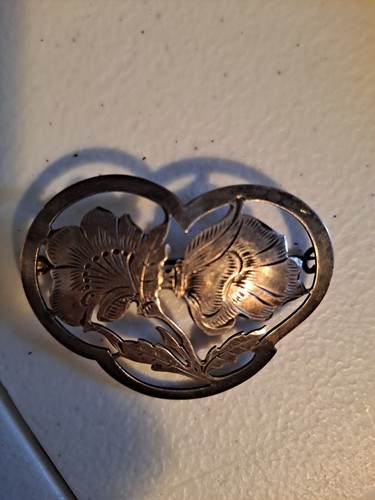 Vintage signed pin sterling - Gem