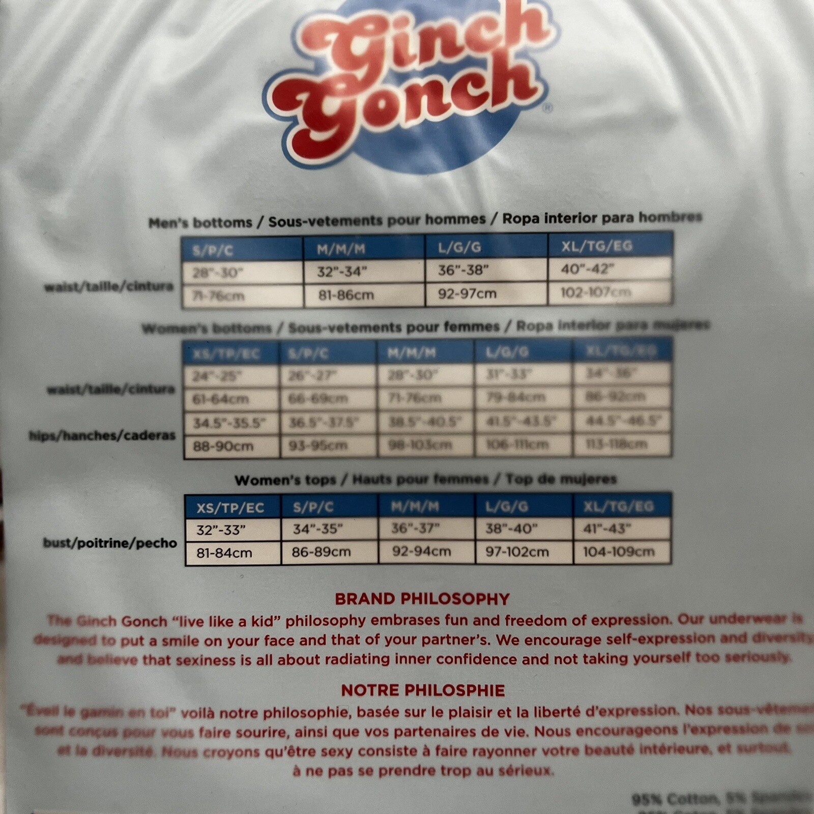 Ginch Gonch GoGo "GONE BANANAS" Women's Fun Underwear Panties Knickers ...