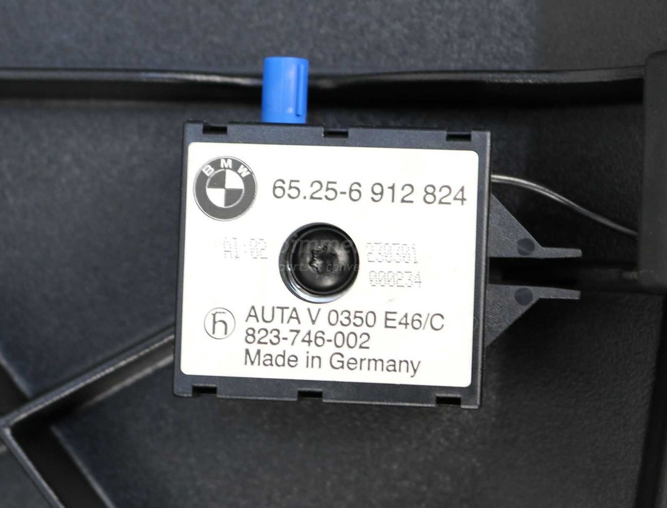 BMW E46 M3 Black Convertible Top Compartment Lid Tonneau Cover 2000 ...