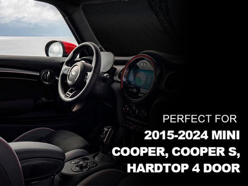 Fits 2015-2023 Mini Cooper Car Front Windshield Sunshade Cover Sun ...