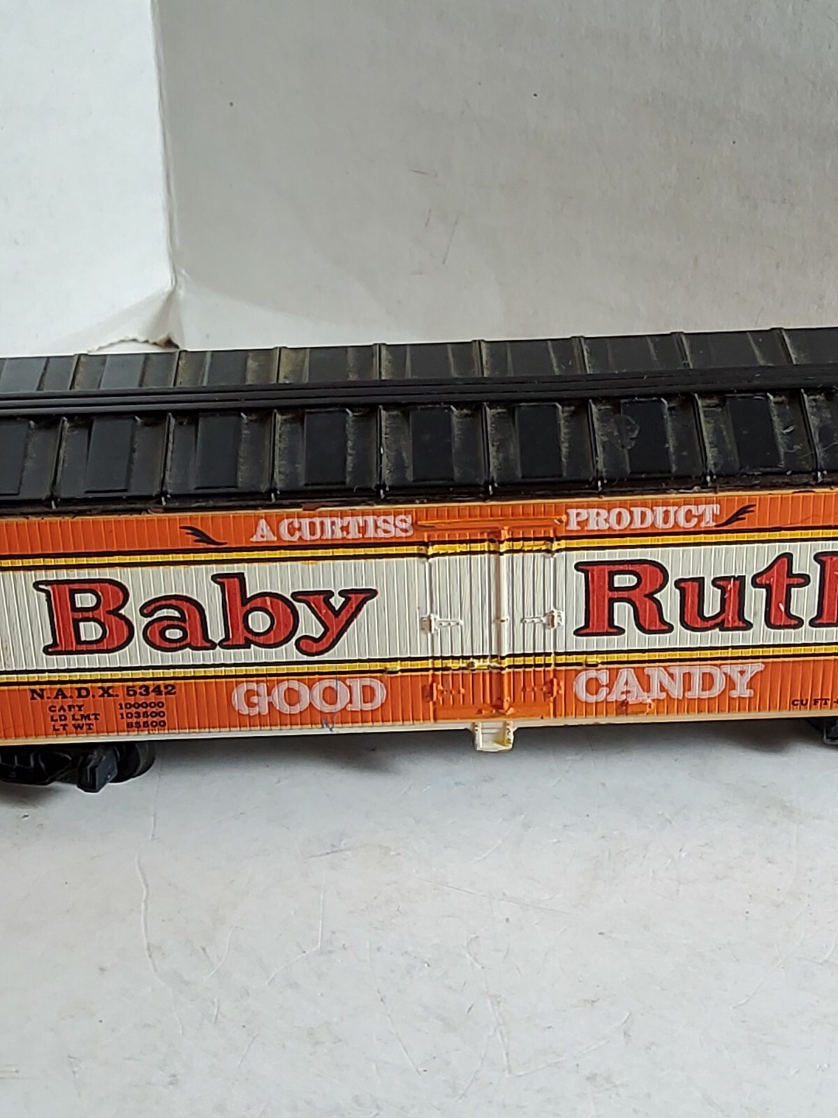 TYCO BABY RUTH~40 FOOT REEFER FREIGHT CAR #5342~ HO SCALE | eBay