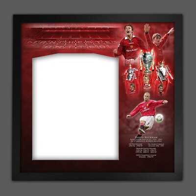 Diy Shirt Picture Mount Frame. David Beckham Manchester United. Framing ...