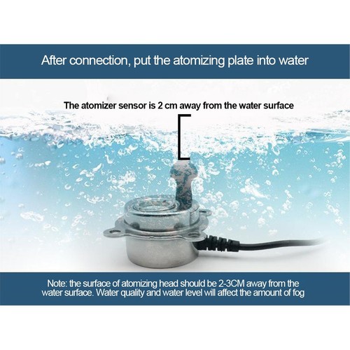 Brumisateur d'atomisation efficace DC24V pour aquariums et caract ...