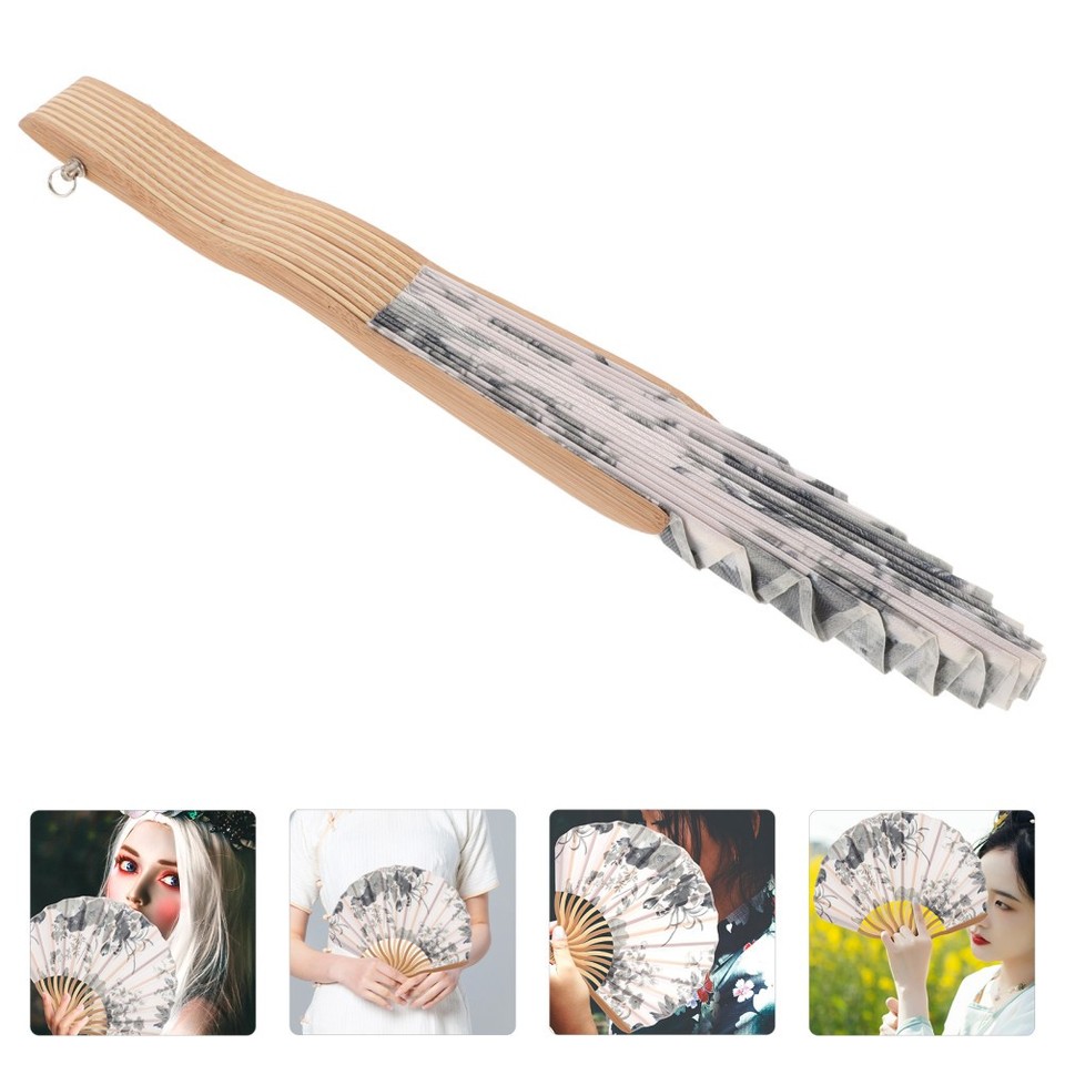 Chinese Hand Fan Hand Held Folding Fan Prop Craft Hand Fans Bulk ...