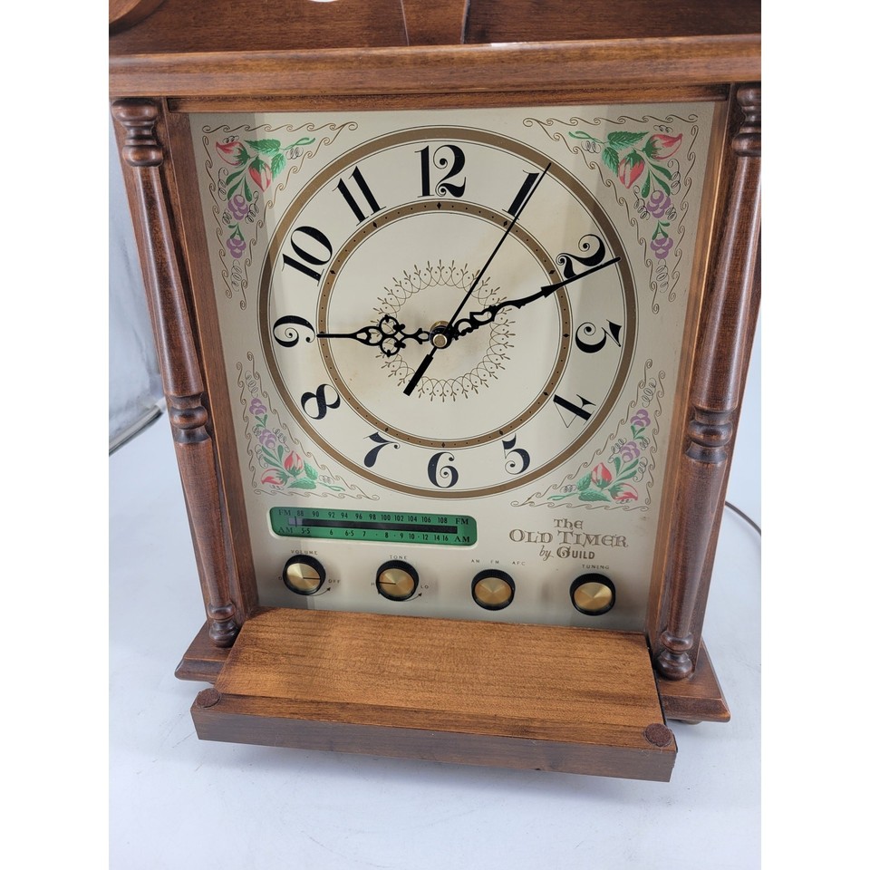 The Old Timer Clock Radio Novelty Item - Midcentury - Preserved and ...