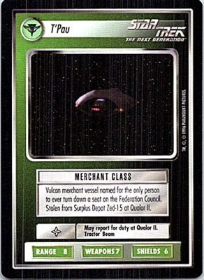 Star Trek Q Continuum CCG T'Pau | eBay