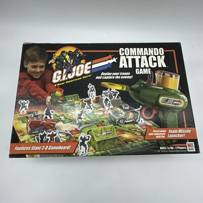 GI Joe Commando Attack Game 3D Board Game 2002 COMPLETE With Launcher | eBay