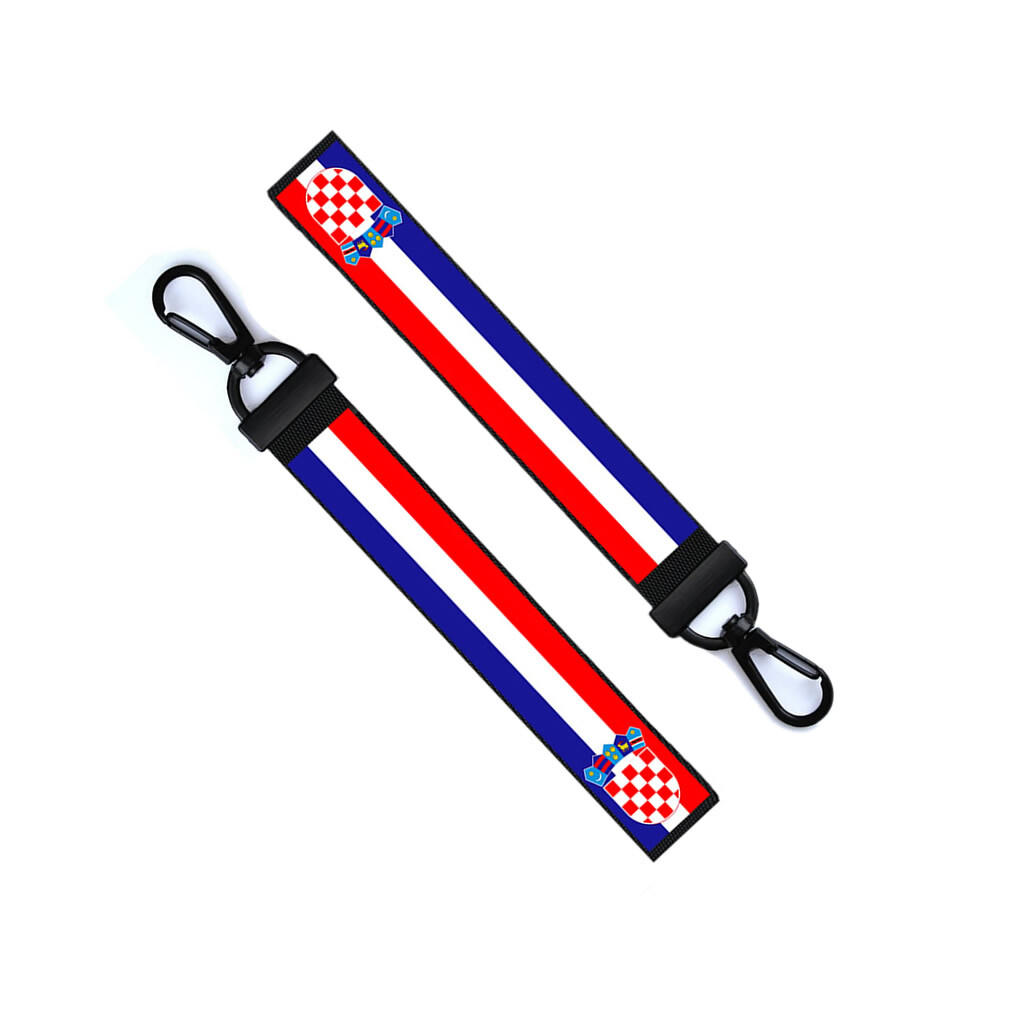 Croatia Key Chain Keyring Luggage Tag Zipper Pull Bag Croatian Flag Key ...