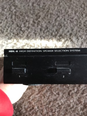 NILES HDL-6 HD SPEAKER SELECTOR, SWITCH with all phoenix plugs | eBay