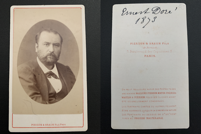 Pierson, Paris, Ernest Doré, Vintage Composer Albumen Business Card ...