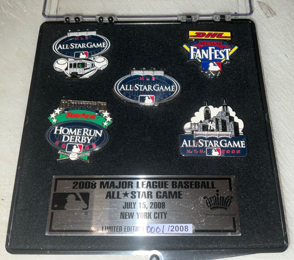2008 All Star Game New York Yankees 5 Pin Ltd Edit Pin Set Number 0001 ...
