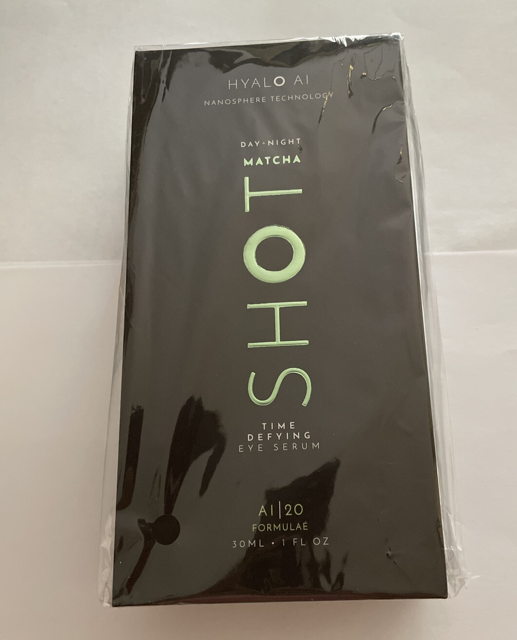 HYALO AI Nanosphere Technology Matcha Shot Time Defying Eye Serum 1oz ...