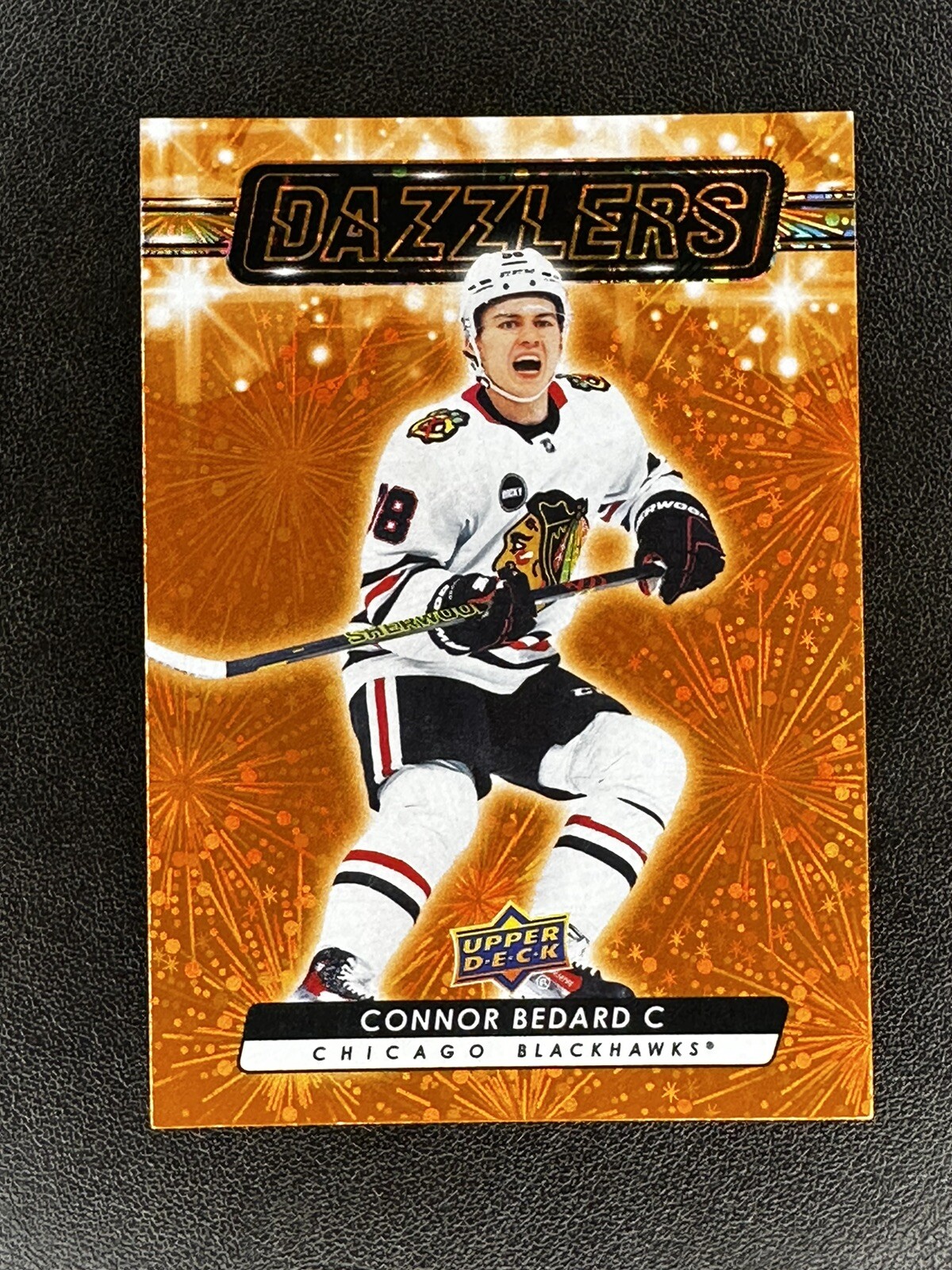 2023-24 Upper Deck Series 2 Orange Dazzlers Connor Bedard RC Rookie #DZ ...