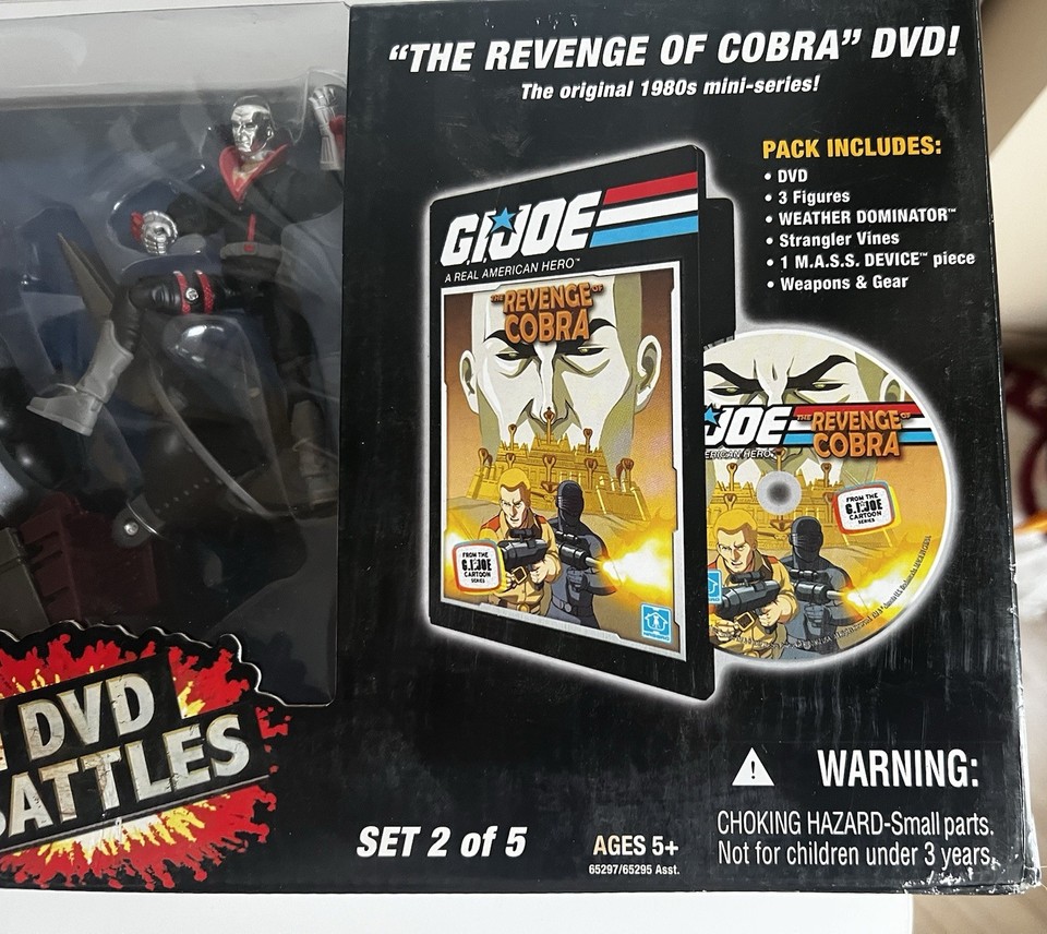 G.I. Joe DVD Battles Set 2 Of 5: “The Revenge Of Cobra” Hasbro 2008 ...
