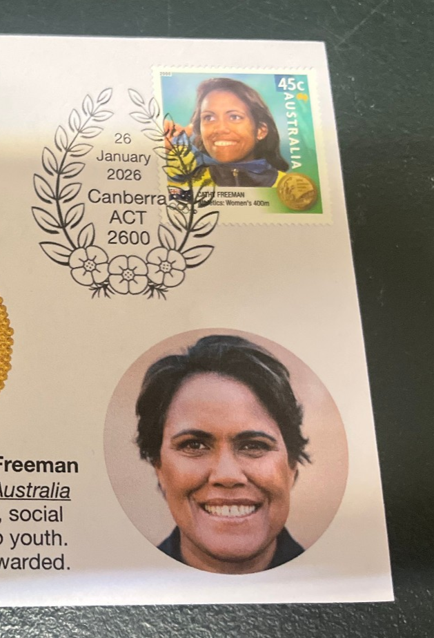 (2116) 27-1-2026 - Olympic Gold Medal Winner Cathy Freeman receive AC ...