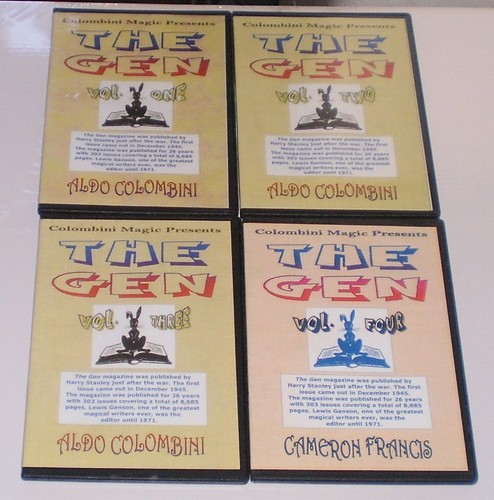 The Gen: Volumes 1-4 by Aldo Colombini - 4 Vintage Magic DVDs | eBay