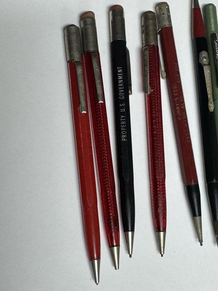 Vintage Scripto Sheaffers Autopoint Mechanical Pencil Lot Tube of ...