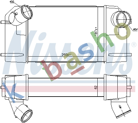SUPPLY AIR COOLER FITS LAND ROVER DEFENDER DISCOVERY I 25D 1089-1298 ...
