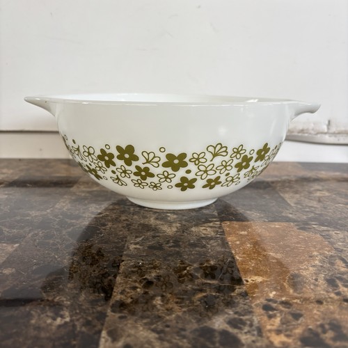 Pyrex Vintage Mixing Bowl 443 2.5 Quart with flowers | eBay