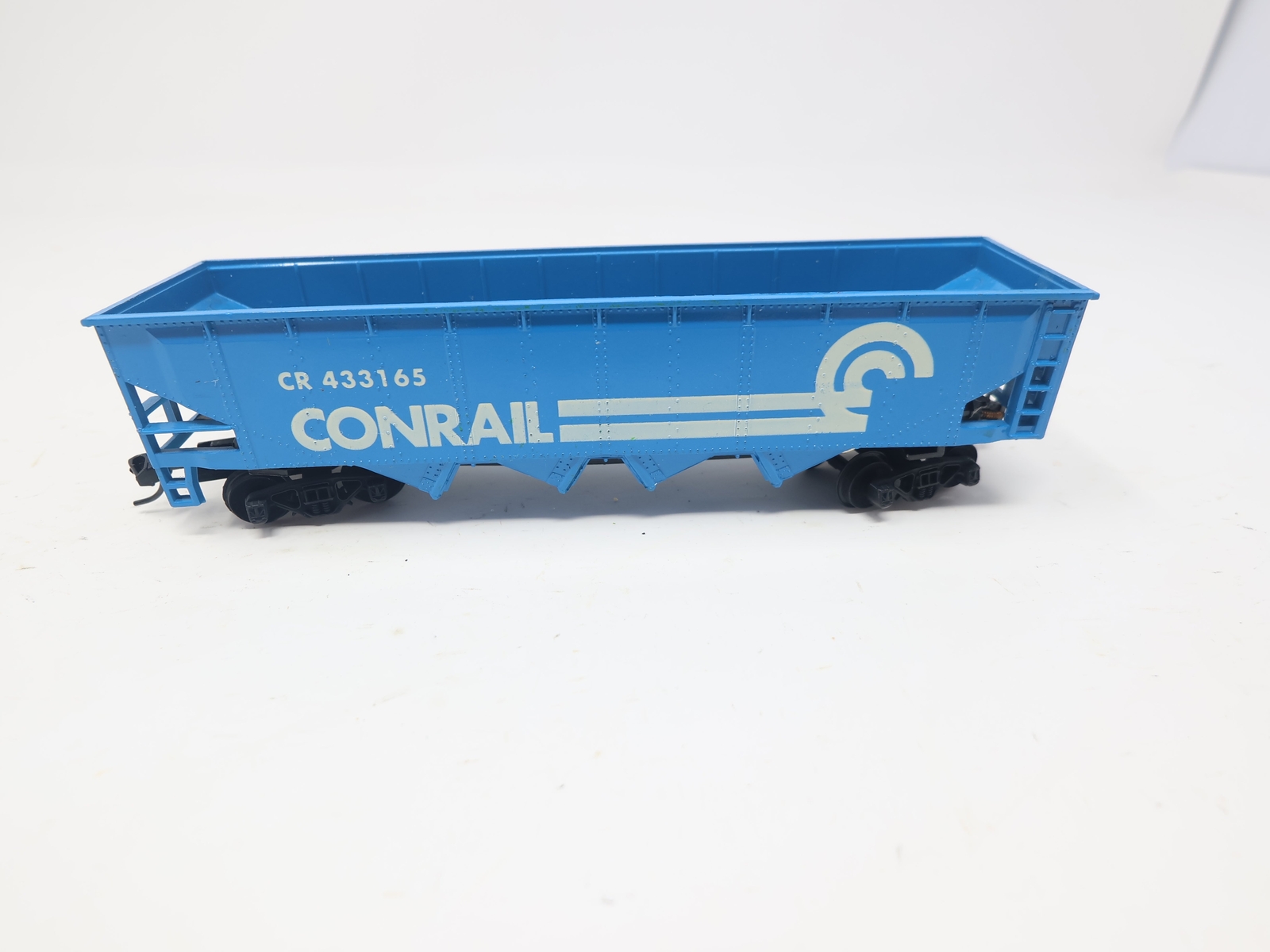 USED Tyco HO Scale, 4 Bay Hopper, Conrail CR #433165, Glossy, Read ...