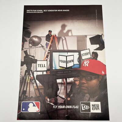 Ghetto Film School New Era Baseball Cap 2011 Print Ad 8"x11" Fly Your ...