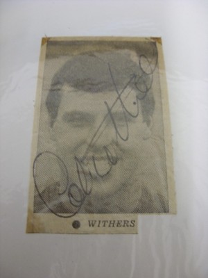c1950/60's Autograph: Birmingham City - Colin Withers [Portrait ...
