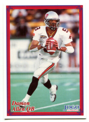 1999 Jogo BP CFL Damon Allen Card #1 BC Lions Cal State Fullerton | eBay