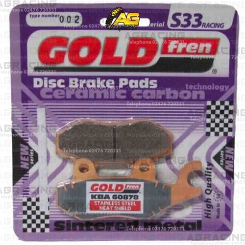 Goldfren S33 Ceramic Carbon Front Left Brake Pads For Suzuki RM 500 H ...