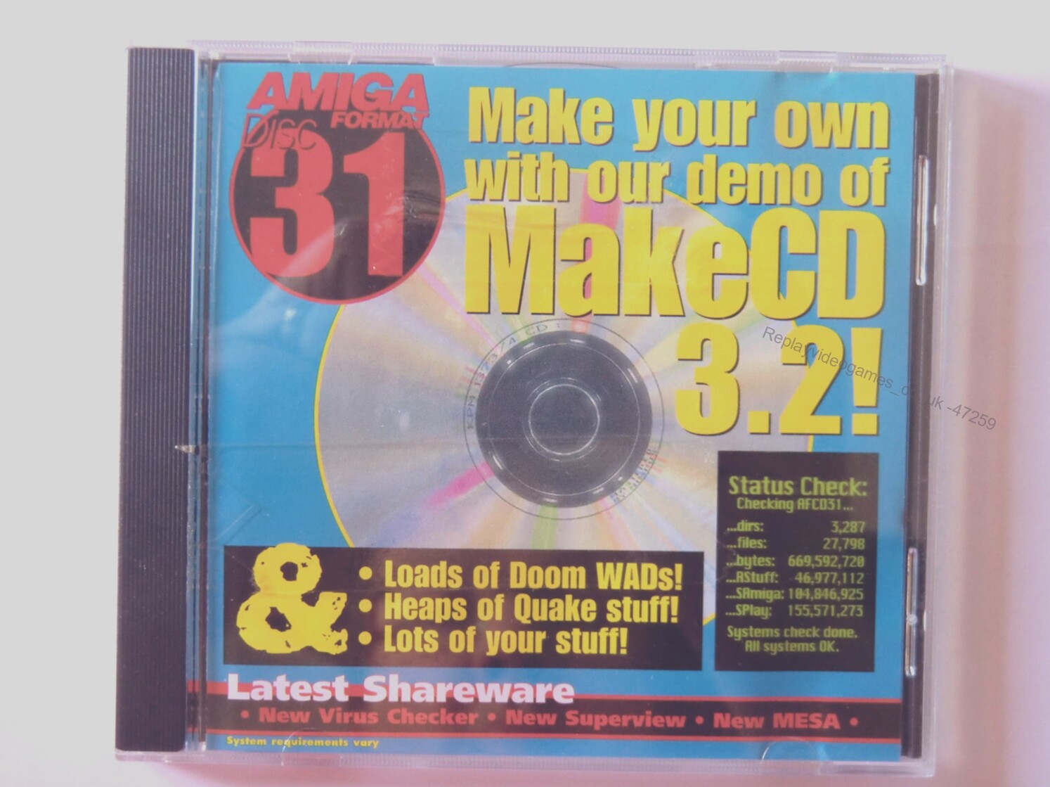 47259 Disc 31 Amiga Format Magazine - Commodore Amiga (1998) AF/115/10 ...