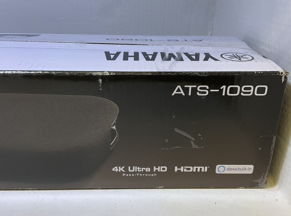 Yamaha ATS-1090 35" Wide Sound Bar with Dual Built-in Subwoofers Open ...
