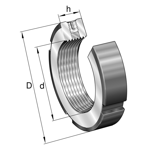 INA Zma65/105 Lock Nut M65x2 X 105 X 32 Mm for sale online | eBay