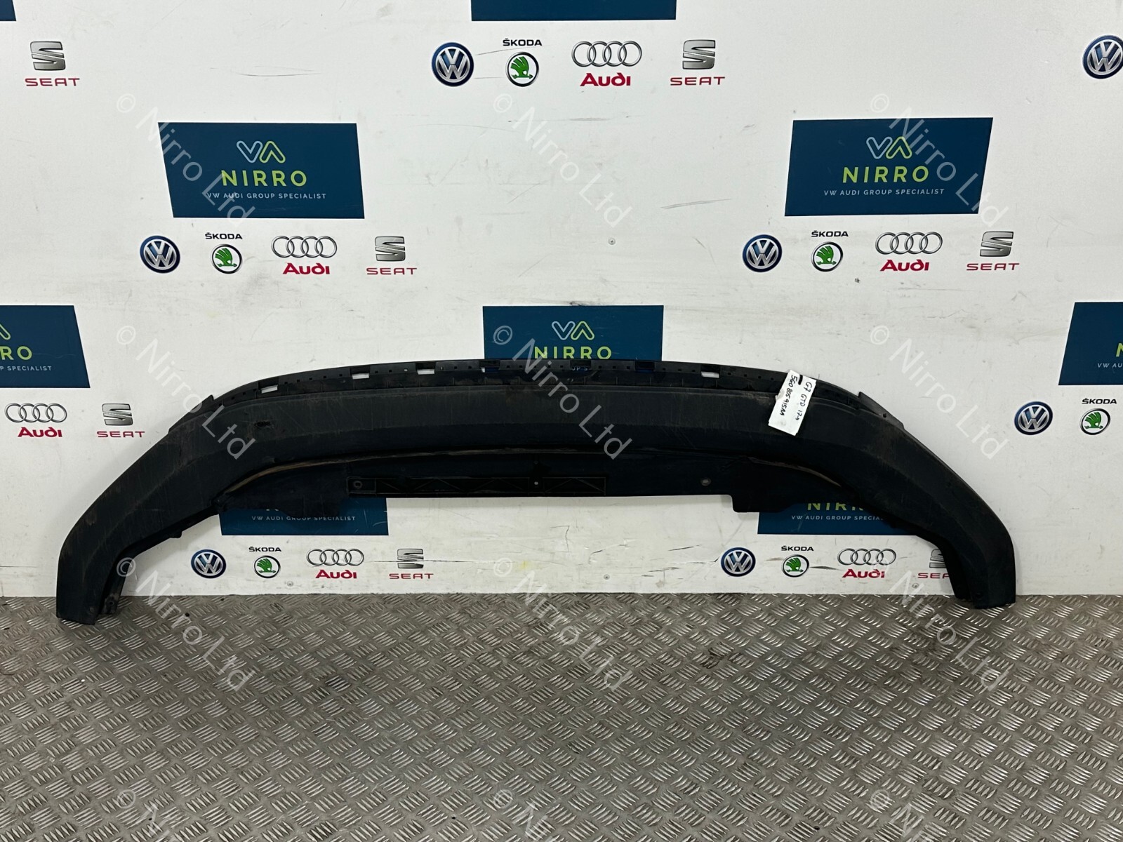 Volkswagen Golf GTD Mk7 Front Bumper Lower Spoiler 2017 to 2020 ...
