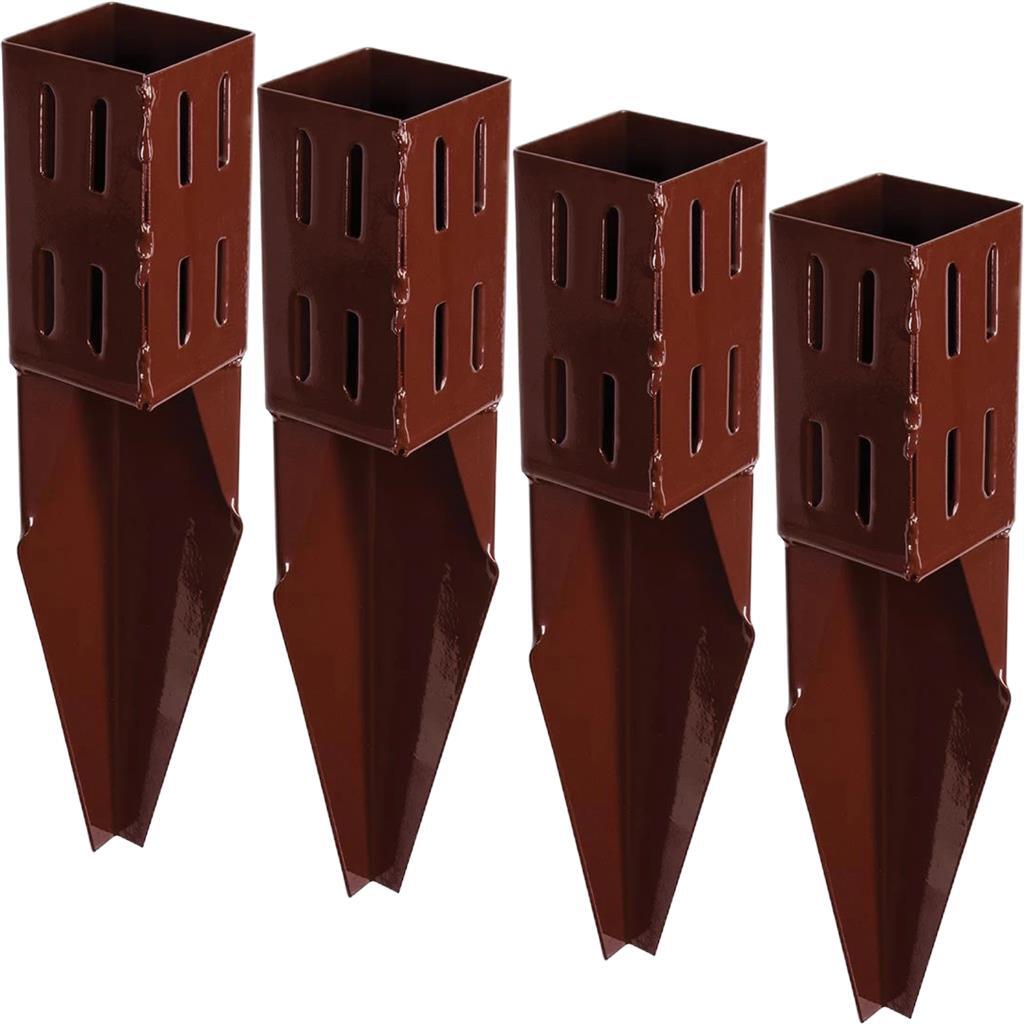 Fixman Repair Fence Post Support Spike 3" 75mm Square Clamp Fencing | eBay