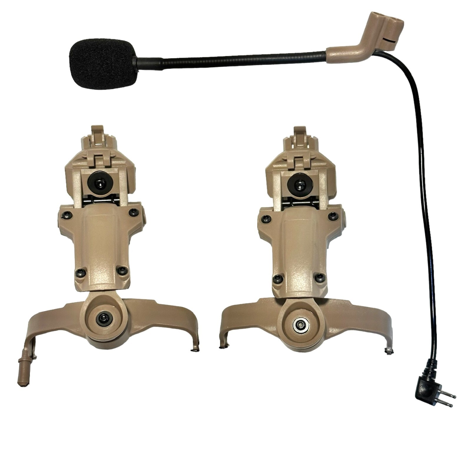 Helmet ARC Rail AMP Adapter for Peltor Comtac Headset Ear Pro Pop-Out ...